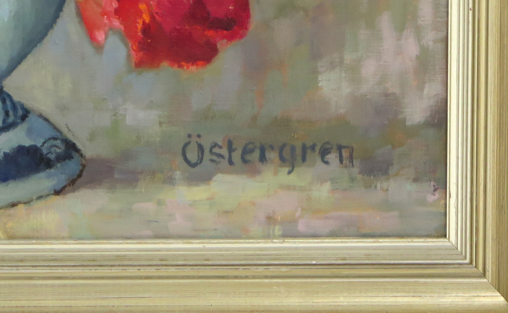 Östergren, Gerd, olja, stilleben med tu… | Auktion.se